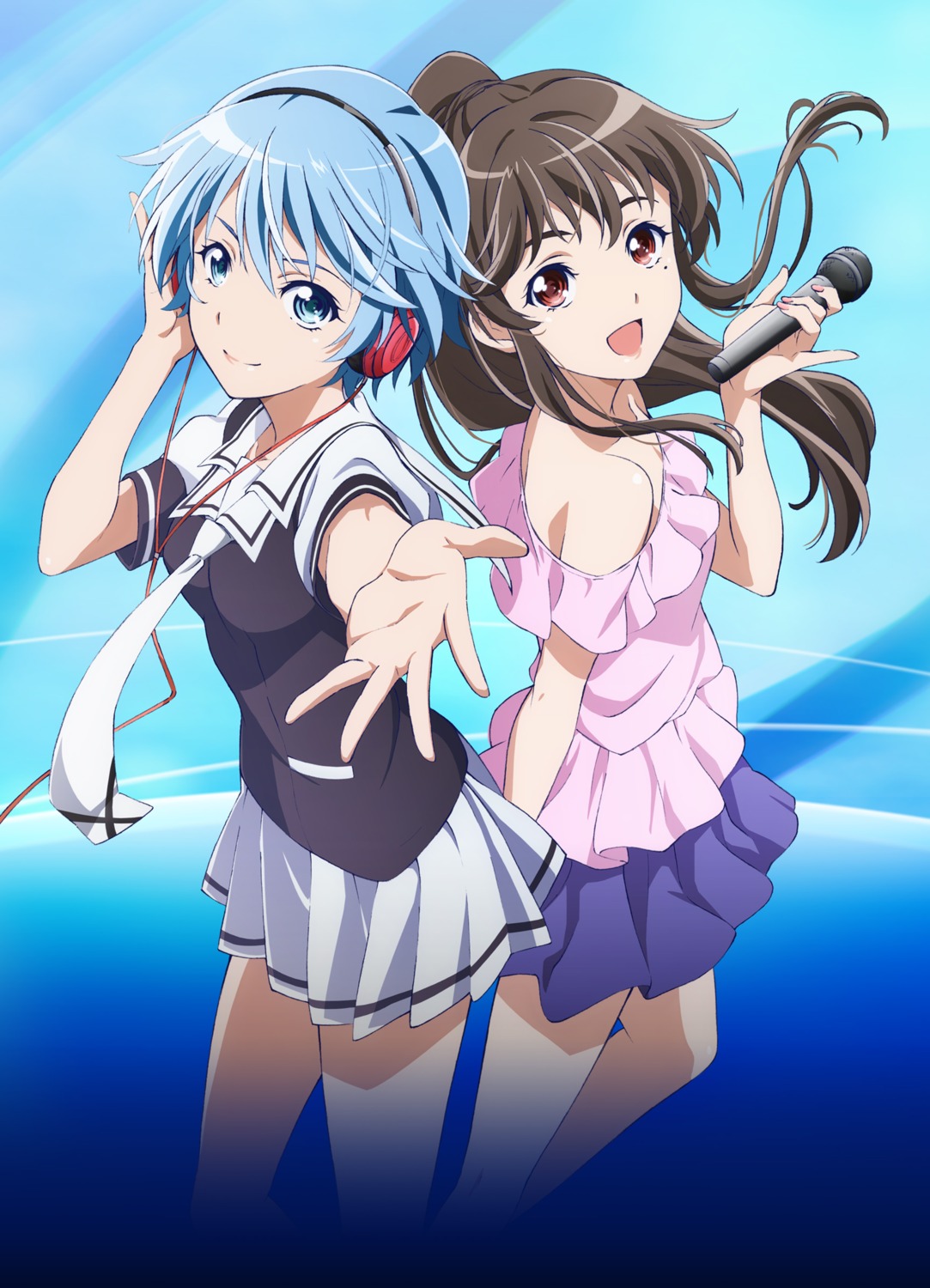 fuuka akitsuki fuuka hinashi koyuki headphones no bra seifuku tagme | #1028272 | yande.re